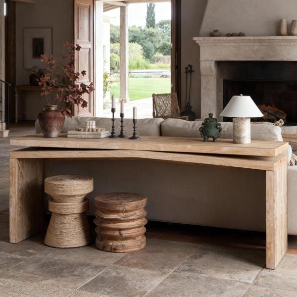 商品名:  LUMISOL 65" Rustic Entryway Console Table, Solid Wood Sofa Table Behind Couch for Entryway, Living Room, Foyer, An...