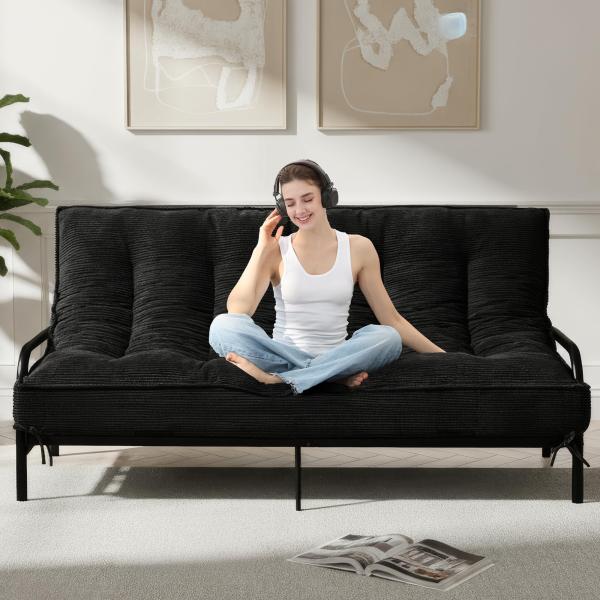 商品名:  NLDD 8" Futon Mattress Full Size, Ultra Thick Futons Sofa Couch Bed Sleeper Sofa Bed, Versatile Floor Futons Japan...