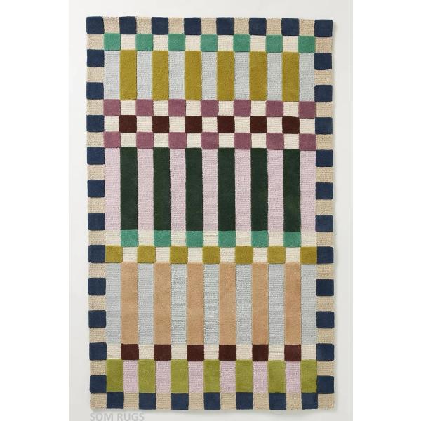 商品名:  Handmade Colorful Area Rugs Bedroom Aesthetics, Carpet for Living Room Hall Home Any Room (Multi, 8x10 Feet)ブランド: ...