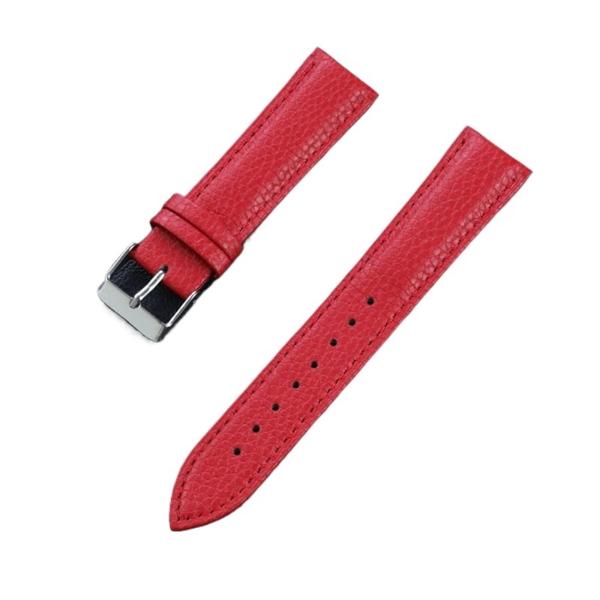 商品名:  Watch Band Leather Strap For Men Women Replacement Bands Width 10mm 12mm 14mm 16mm 18mm 20mm 22mm(Red silver,10mm)...