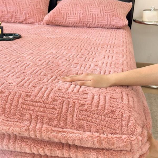 商品名:  Elastic Bed Sheets, Fitted Sheet, Mattress Protector Queen Size, Washable Mattress Topper, Durable Fade Resistant,...