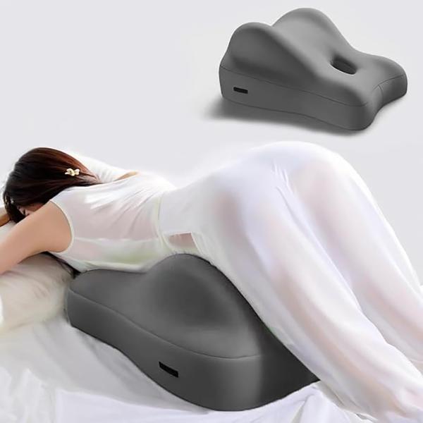 商品名: LizhSynergy 多機能枕 通気性と伸縮性サポート付き くさび形の背もたれクッション 寝る/読書/寝る/読書/過食観察に (スペースグレー) LizhSynergy Multi Functional Pillow with ...