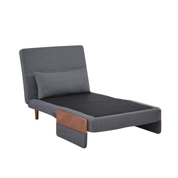 商品名:  PAXIPEX 34" Breathable Linen Convertible Sofa Bed, Adjustable Fabric Pull-Out Sleeper Sofa with 6-Level Backrest, ...