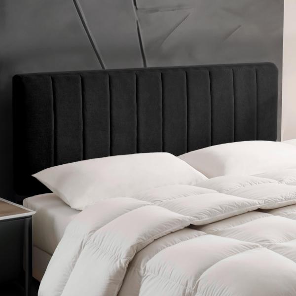 商品名:  Hearth &amp; Harbor Upholstered King Headboard - Easy Assemble Channel Stitched Headboard King Size Bed - Wall Mou...