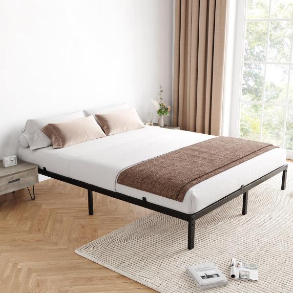 商品名:  TrailBlaze Heavy Duty Metal Platform Bed Frame - Full Size, 8 Inch Height - Under Bed Storage, Noise-Free, Low Pro...