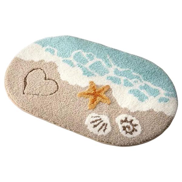商品名:  Faux Cashmere Bath Rug with Quick Drying Technology Nonskid Floor Mat Super Absorbent Carpet for Bathroom Bedroom ...