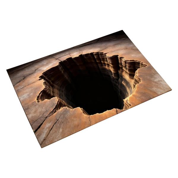 商品名:  3D Optical Illusion Rug Rug That Looks Like A Hole in The Ground Floor Carpet Non-Slip Visual Trick Floor Mat for ...