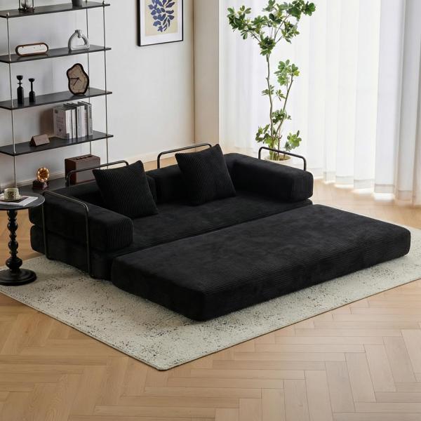 商品名:  ETCZOYE Folding Sofa Bed, Modular Sectional Cloud Couch, Convertible Sleeper Sofa Bed with Pillow Back Support Arm...