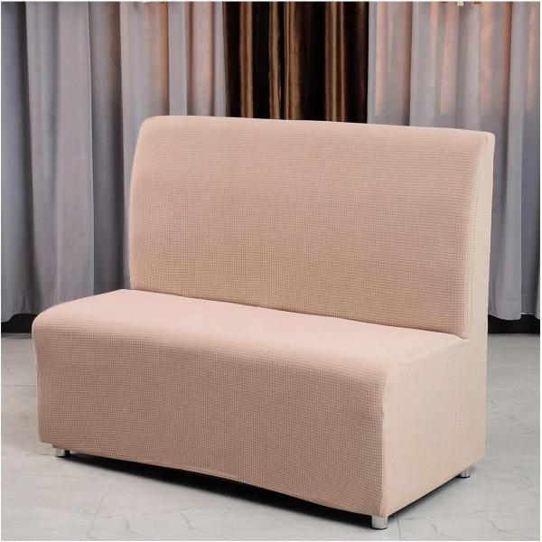 商品名:  Armless Sofa Card Seat Cover 110-130cm Futon Cover Stretch Protector Slipcovers 2-Seater Settee Loveseat Couch Bed...