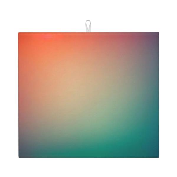商品名:  Phayah Gradient Orange Pattern Dish Drying Mat For Kitchen Counter Absorbent, Aesthetics Kitchen Decor 18"X16"ブランド...