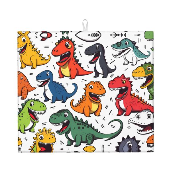 商品名:  Phayah Various Dinosaur Expressions Drying Mats For Kitchen Counter 16〓―18 In Microfiber Drying Mat Kitchen Access...