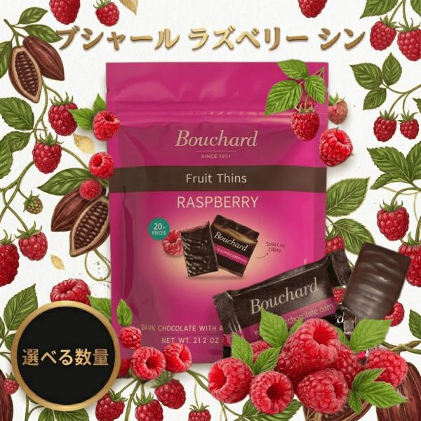甘酸っぱさとほろ苦さの黄金比ベルギーの伝統あるショコラティエ「ブシャール」が贈る、贅沢な一口サイズのダークチョコレート。カカオの深みがあるダークチョコレートの中に、ラズベリーの華やかな香りとキュンとする酸味を閉じ込めました。口の中でゆっくり...