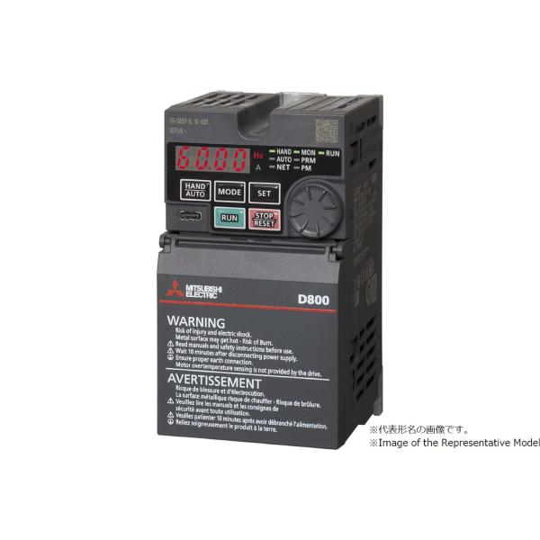 ※発送情報日は、メーカー在庫確認後のため、最大日数を掲載しております。　実際の発送日とは異なりますので、納期につきましてはお問い合わせください。※写真は代表例です。メーカー：三菱電機製品シリーズ：FREQROL-D800タイプ：三相200 ...