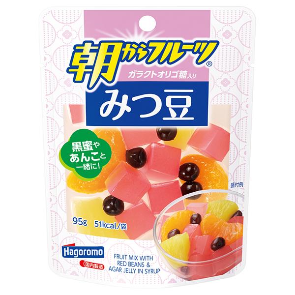 ※店内どれでも送料無料（沖縄・北海道を除く）【ヤマト運輸・佐川急便の選択OK！】フルーツ 果物 パウチ ミックス パイン みかん 寒天 みつ豆 朝食 赤えんどう豆