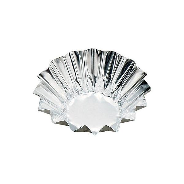 しっかりとした厚みのあるホイルケースです。お料理の盛り付けの他、焼き菓子などに型なしでお使いになれます。サイズ：底φ約65×H42mm入り数：300枚材質：アルミ