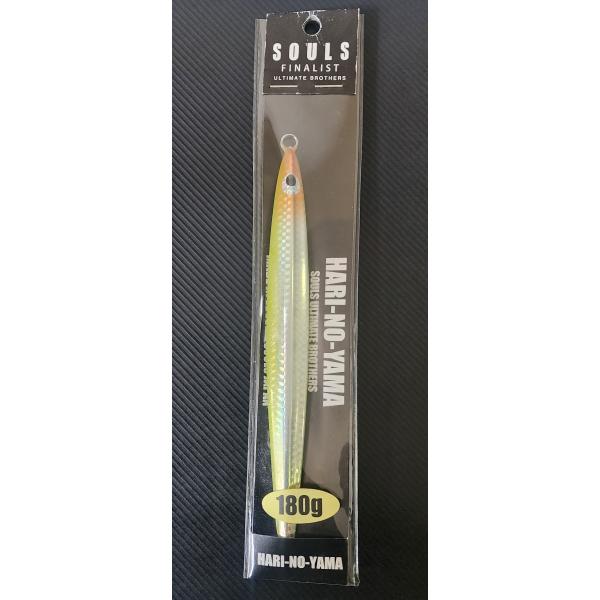 ■HARI-NO-YAM■ジグウエイト：180g■食いが渋い又はプレッシャーが入った状況下でも高確率なバイトを誘発する全く新しいジグ形状■絶妙なウェイトバランスと形状がもたらす引き抵抗の軽さとイレギュラーなフラッシングロール。これが魚を狂わ...