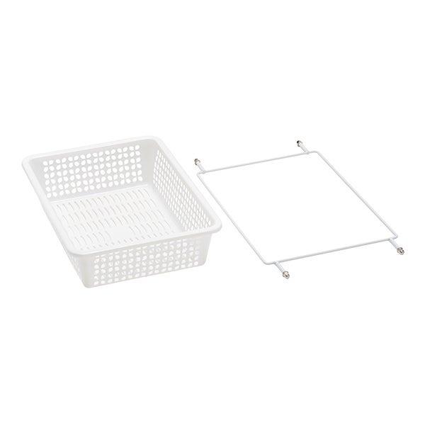 【特徴】バスケット棚【商品説明】ワゴンの用途や施術内容に合わせて自由にカスタマイズできるエステワゴン（組み合わせ自由タイプ）のパーツ（バスケット棚 ）です。タオルの収納に適した、通気性の良いバスケットです。ワゴンの用途にあわせてパーツ購入可...