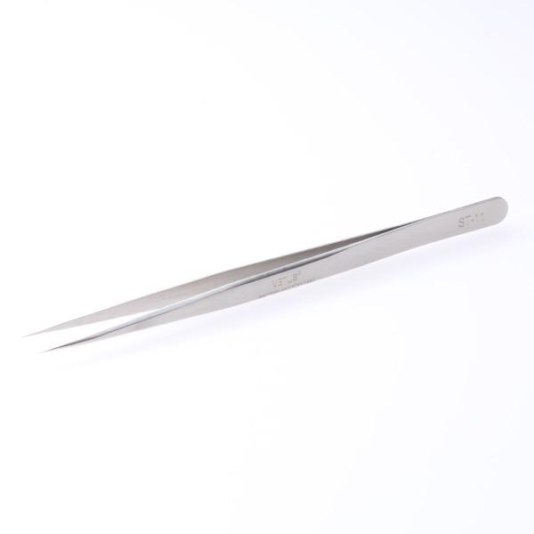 【特徴】細めの先端で掴みやすい【商品説明】まつげをかき分けるのに便利なストレートタイプのツイーザーです。【仕様】■サイズ：全長 約138mm、持ち手幅 約8mm■重量：14g■素材：ステンレス【製造国/原産国】中国【ブランド】VETUS【関...