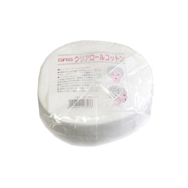 ＜SRS＞ クリアロールコットン 約幅5cm×長さ18m コットン パフ ふき取り ふきとり カット メン 木綿 フェイシャルエステ エステ用品 美容室 ヘアサロン 業務用 大容量