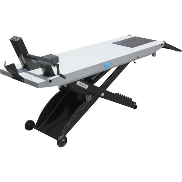 エアー式の為既定のスペックのコンプレッサーが別途必要ですこちらの商品は標準タイプですハーレーにも対応していながらリーズナブルな価格を実現しました。サイドエクステンション、フロントエクステンション、サイクルバイスを標準装備した最高のコストパフ...