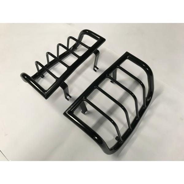 適合車種ハイラックスサーフ　185系　中期/後期1996(H8)〜2002(14)まで前期型には取付けできません基本的には無加工で取り付けできますが、海外製品の為、取り付け位置などが左右で多少違う場合があります。その場合は取り付け穴の拡大な...