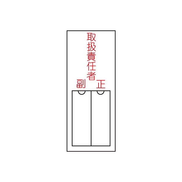 付属の札に対象者の氏名を記入し掲示するための標識です。[サイズ]150×50×1mm