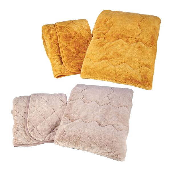 日本テレビ通販『ポシュレ』で放送!当店でお申し込み頂いた方は番組でご案内した時期よりお届けにお時間を頂きます。【セット内容】毛布、敷きパッド【商品詳細】カラー：キャメル、グレー※毛布と敷きパッドは同色になります。■毛布サイズ(約)：140×...