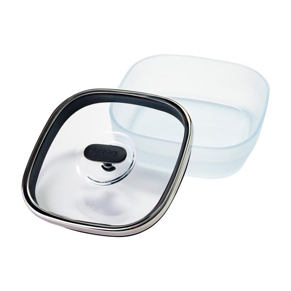 日本テレビ通販『ポシュレ』で放送!当店でお申し込み頂いた方は番組でご案内した時期よりお届けにお時間を頂きます。【セット内容】ワンミール Anyday 19cm スクエア型ディッシュ、付属レシピ【商品詳細】サイズ(約)：　外形：20cm　胴体...