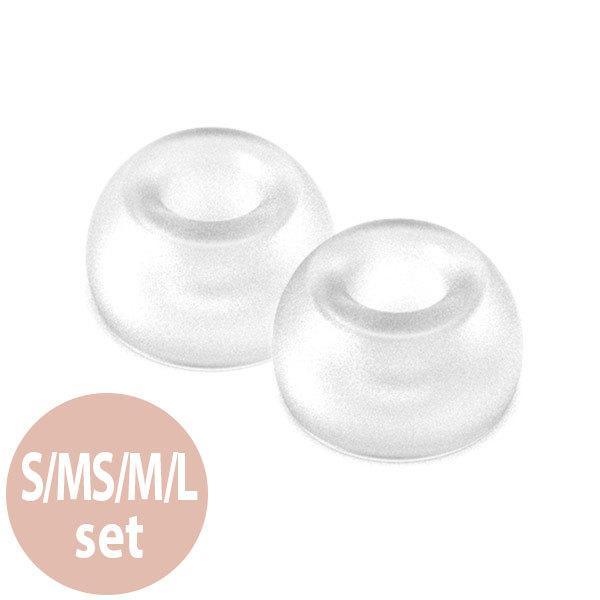 ■抗菌剤を配合したシリコン素材を使用したイヤーピース■先端の音道をフレア形状にすることで音抜けの良さと高い遮音性を両立■耳の奥まで押し込まなくても適度な遮音性が得られる独自の形状■対応製品：Nシリーズ/NTシリーズ■イヤーピース内径：φ4....