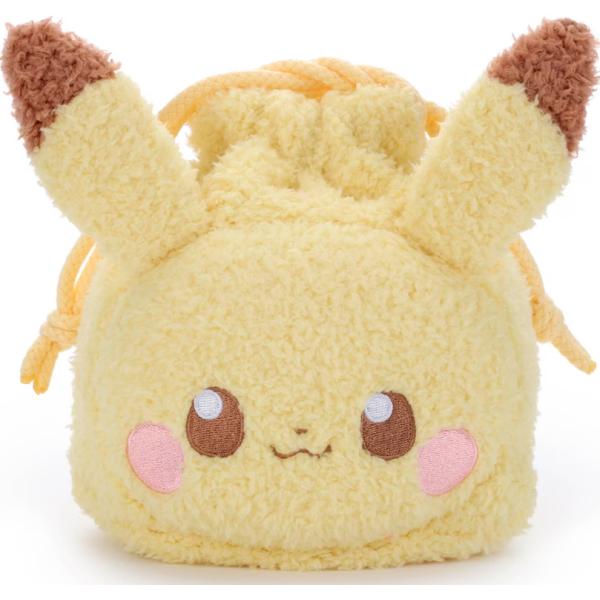 【メーカー】　タカラトミーアーツ【商品名】　ポケピース ぬいぐるみ巾着 ピカチュウ【サイズ】　W180×H180×D70mm【注意】※商品の性質上、色、表情、サイズ等に、多少の違いがある場合がございます。また、ディスプレイの環境上、実際のカ...