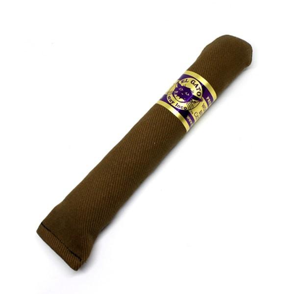 香りの強いキャットニップをパンパンに詰めた葉巻風のけりぐるみ［キャットニップ・シガー］！販売開始以来、世界中で熱狂的な支持を集めているベストセラー猫おもちゃ・キャットトイです。世界中の猫さん憧れの「EL GATO Muy Loco」（The...