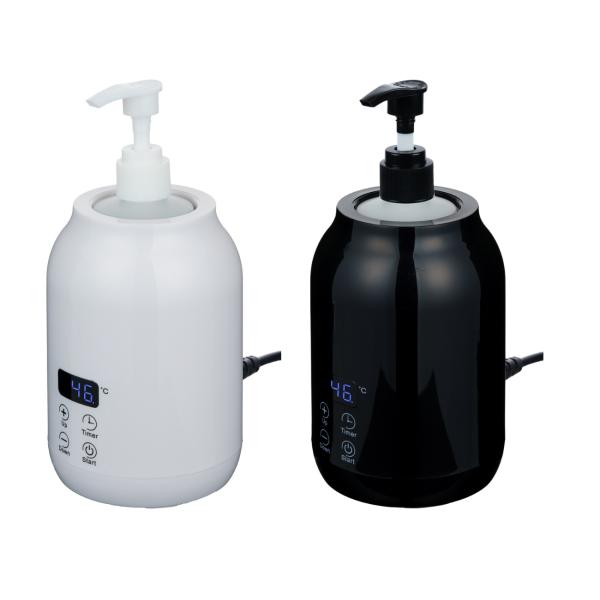 ご要望の多かった温度設定機能を搭載！30℃〜65℃まで設定することができ、冬などの寒い季節はもちろん、お客様の好みに合わせて調節が可能です。また、LEDライトを搭載しており、設定温度が一目で確認できます。便利なタイマー機能も搭載。事前に加温...