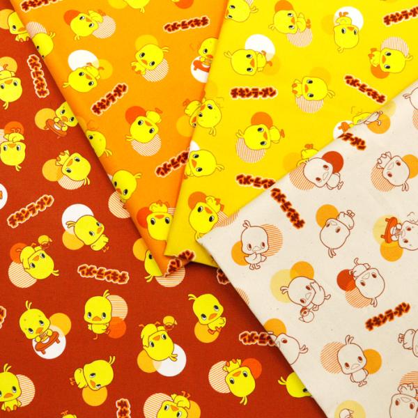 生地は50cm単位での販売になります。ゆうパケット便(メール便)での発送は2.5m(購入数５)まで。商品コード：00w-17-cs1776チキンラーメン／オックス生地生地幅108cm／綿100％オックス生地チキンラーメンの人気キャラクター「...