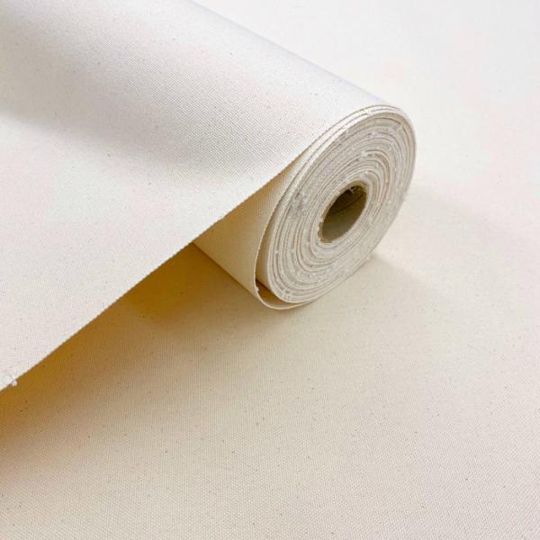 生地は50cm単位での販売になります。ゆうパケット便(メール便)での発送は1m(購入数２)まで。商品コード：028-15-92cm-8gou92cm幅8号ハンプ生地（生成）／8号ハンプ生地生地幅92cm／綿100％8号ハンプ生地≪キバタ生地...