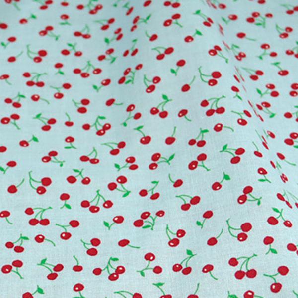 生地は50cm単位での販売になります。ゆうパケット便(メール便)での発送は4.5m(購入数９)まで。≪無料レシピ有≫商品コード：055-33-6114-4miniチェリー≪メルマガ商品≫／スケア生地生地幅110cm／綿100％スケア生地※メ...