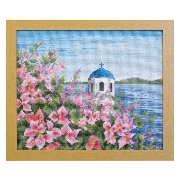 ■額外径：約35.1cm×41.8cm、額内径：約29.7cm×36.4cm絵画のように美しくおしゃれなヨーロッパの風景を、クロス・ステッチで再現してみませんか。4作品から成る四季シリーズの一つ、すべて作ってもお好きなデザインを単独でも。こ...