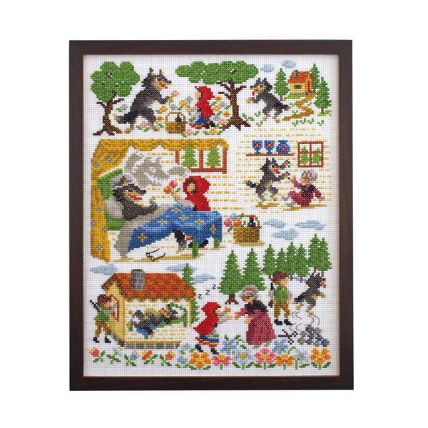 ■額外径：約縦32cm×横25.9cm、額内径：約縦29.5cm×横23.4cm童話の世界を表現した「ノスタルジック・ストーリー」シリーズ第2弾のクロス・ステッチキット。人気の刺しゅう作家Nitkaさんとのコラボレーション商品。14カウント...