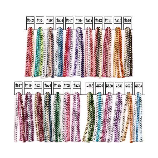 ■出荷目安：2〜7日後　■レーヨン85% ポリエステル15%  ■3m入●小物作りに、装飾用に、幅広くお使いいただける「メタリックヤーン《ルビー》」の３ｍ入りパックです。少しだけ使うのに便利！こちらの《ルビー》は1色の中にグラデーションがあ...