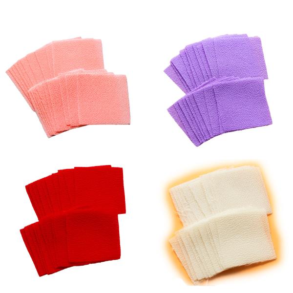 ■レーヨン100% ■約4センチ角／20枚入つまみ細工専用にカットされた一越ちりめん生地。薄手のちりめんなので、つまみやすくて人気があります。大きめの4センチ角サイズ。裁断の手間を省いて、手軽につまみ細工を始めましょう。※モニタによって色合...