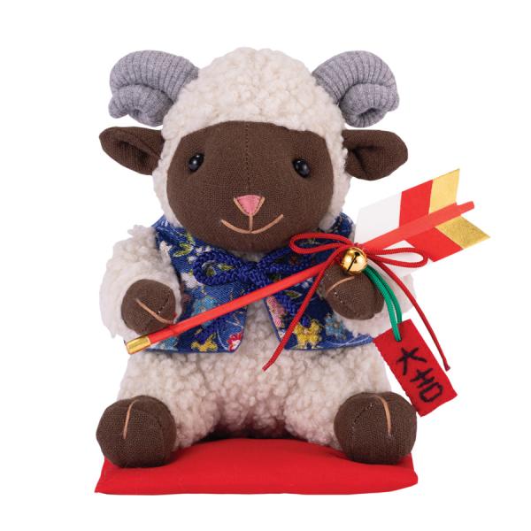 ■できあがりサイズ：約 高さ15cm×幅12cm×奥行き12cmふわふわとした白い体に、茶色の顔とグレーの巻き角が愛らしい、2027年・未年向けひつじのぬいぐるみキットです。福村弘美さんのデザインで、元気な男の子をイメージしたヒツジくんを作...