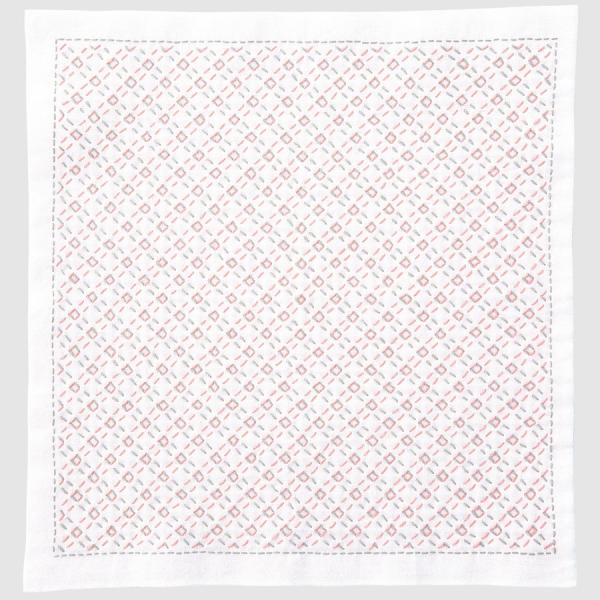 ●水で消えるプリント済み図案に沿って刺し進めるだけで、簡単！色合いのきれいな一目刺し花ふきんのキットです。細かなチェック柄がおしゃれで使いやすそう。●「一目刺し」とは刺し子の技法のひとつで、一定の針目で縦、横、斜めと同じ方向を順に刺していく...