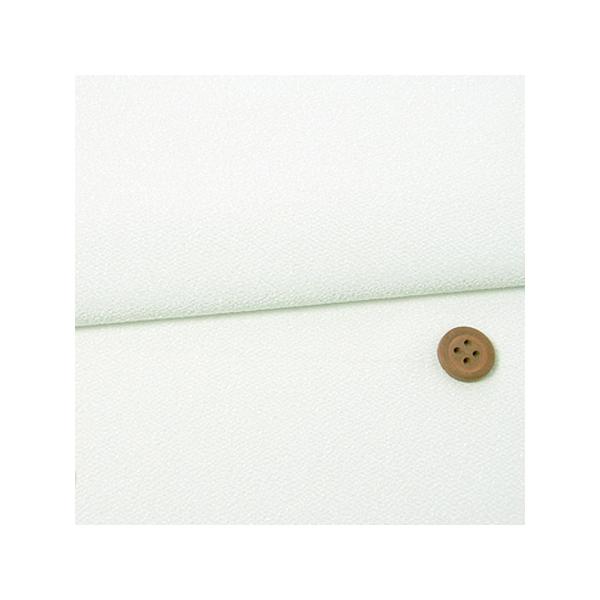 ポリエステル100%　約110cm幅　厚み約0.45-0.5mm ※ボタンは直径約2cm。10cm単位で販売、価格は10cm分です。数量は10cm単位で入力して下さい(例:1m購入なら数量10) ●無地のポリエステルちりめんです。しなやかで...