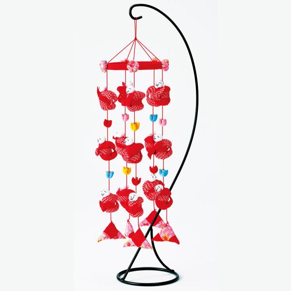 ■約 直径12cm×長さ40cm(つり台除く)お雛さまのつるし飾りに新商品が登場です！作り方動画のQRコード付きだから安心。たくさんの「さるっこ（さるぼぼ）」たちがとても賑やか。さるっこは猿の形をした人形のことで、子どもの成長や健康を願う意...