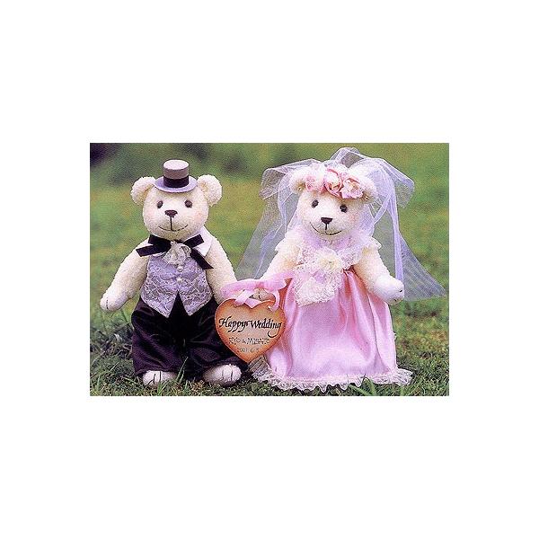 ■出荷目安：2〜7日後●大切なセレモニーに愛情の詰まった手作りの演出を。ハートのボードにお二人の名前と日付けが記入できます。ペアでワンキット。●出来上がりサイズ：身長約32cm●製作時間：約420分※中に詰めるわた（約350ｇ使用）は別売りです。