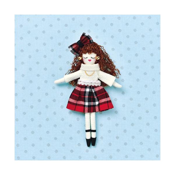 ●大人気！ドールチャーム用のドレスキットが続々と登場！ お好みのドレスキットを選んで可愛いお人形を作りましょう。縫わずに簡単に作れるので、初心者の方にもオススメ。作ったお人形をカバンなどに付けて飾るのも可愛いですね♪ ●定番のチェック柄は不...