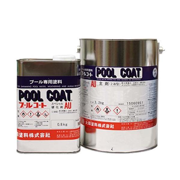●塗り面積　　約１３〜１５m2（２回塗り）●用途　　モルタル、アルミ、鋼板、ステンレス、FRPプールなどの上塗塗料　　　　　スライダーなどプール付属設備の上塗用●特徴　　耐候性・耐塩素性に優れ、プールを美しく保護します●希釈　　プールコート...