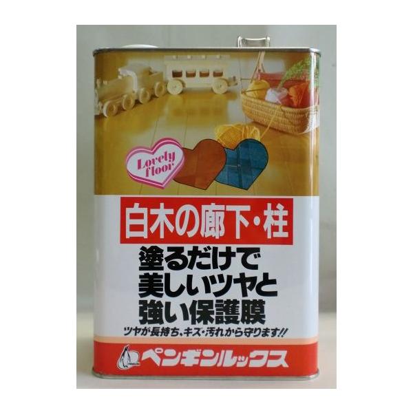 床に塗り重ねるだけで美しいツヤが出ます。ツヤが長持ちし、キズ、汚れから床を守り、滑り止め効果もあります。