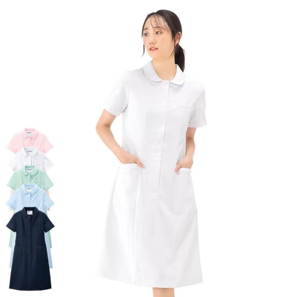 みんなが似合うシンプルデザインムレやベタつきも軽減する、涼感素材のワンピース熱や湿気をすばやく開放！ムレやベタつきを軽減する、涼感素材の制電クールストレッチ。優れた速乾性、洗濯耐久性のある超優良素材です。・耐塩素で褪せにくく、長持ちする超優...