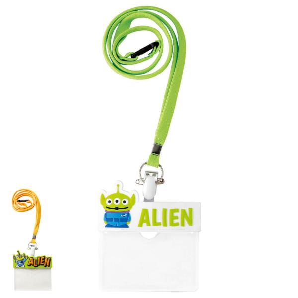 キュートな人気もの!エイリアンのネームホルダーディズニーファンにおすすめ!リトル・グリーン・メンのネームホルダーです。患者さんとの会話のきっかけにもなるかも♪・クリップ、安全ピン、ストラップの3Way仕様・適応カードサイズは約縦6cm×9c...