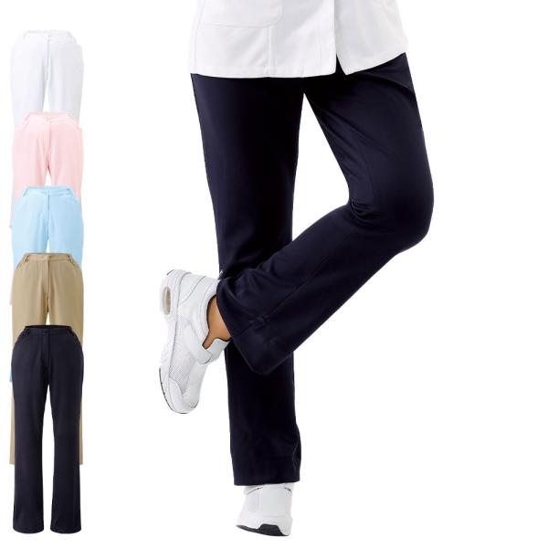 洋ナシ体型さんだって、ヒザ下はイマドキに!腰周りの窮屈をスッキリ改善ストレートパンツ洋ナシ体型でお悩みの方へ腰周りの窮屈をスッキリ改善!ストレッチ性のあるジャージー素材で、動きにフィット。安心の防透、吸汗速乾機能付きの優秀素材です。・ゆった...